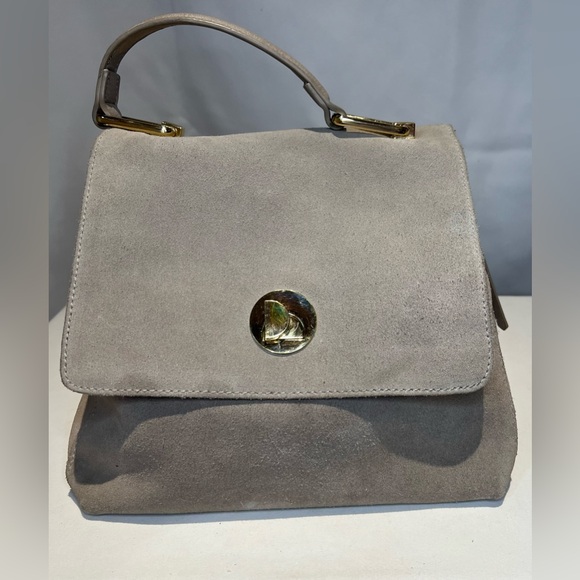 Moda Luxe | Bags | Sophisticated Moda Luxe Gray Backpack Satchel With ...